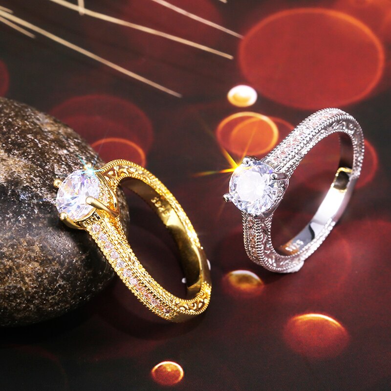 Huitan Two Different Metal Color Available Wedding... – Vicedeal