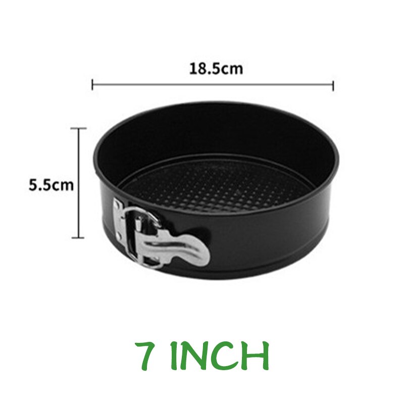 4/7/9Inch Carbon Steel Cakes Molds Black Metal Bak... – Grandado
