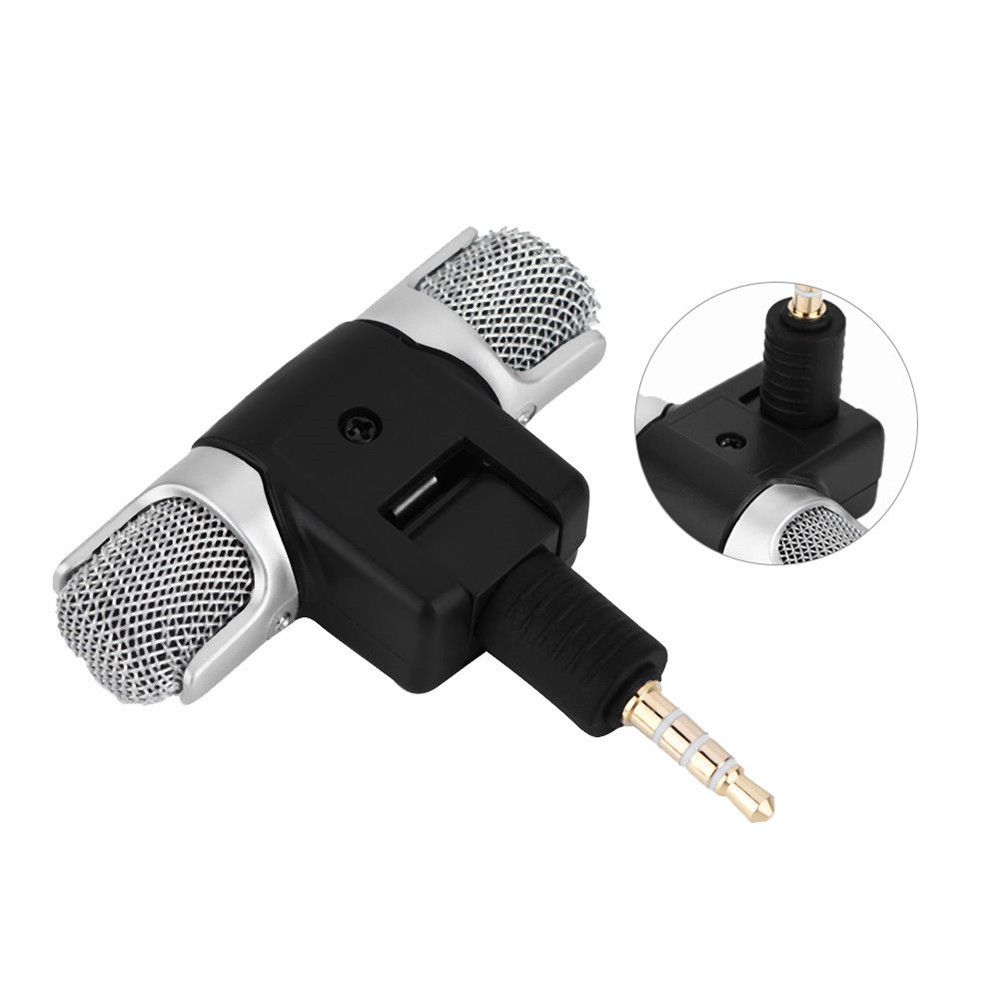 Mini 3.5mm Microphone Stereo Mic For Recording Mob... – Grandado