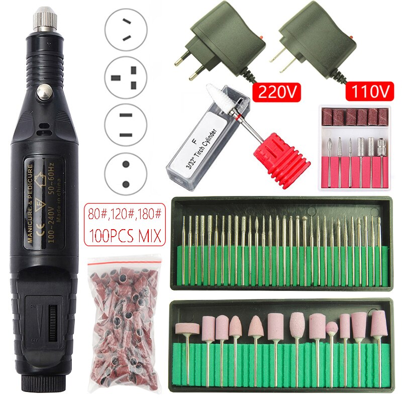 20000Rpm Electric Nail Boor Machine Draagbare Mani... – Grandado