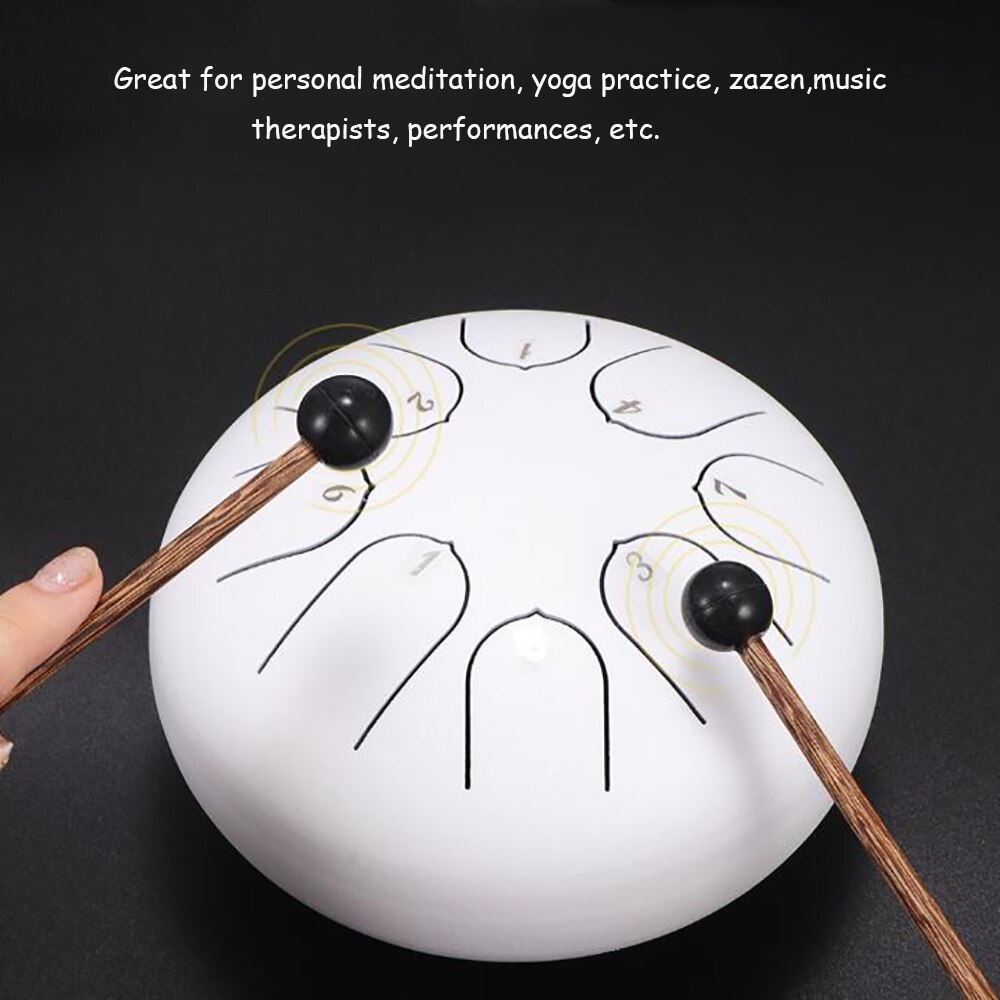 6 Inch Tong Drum 8 Tune Staal Handtrommel Tank Dru... – Vicedeal