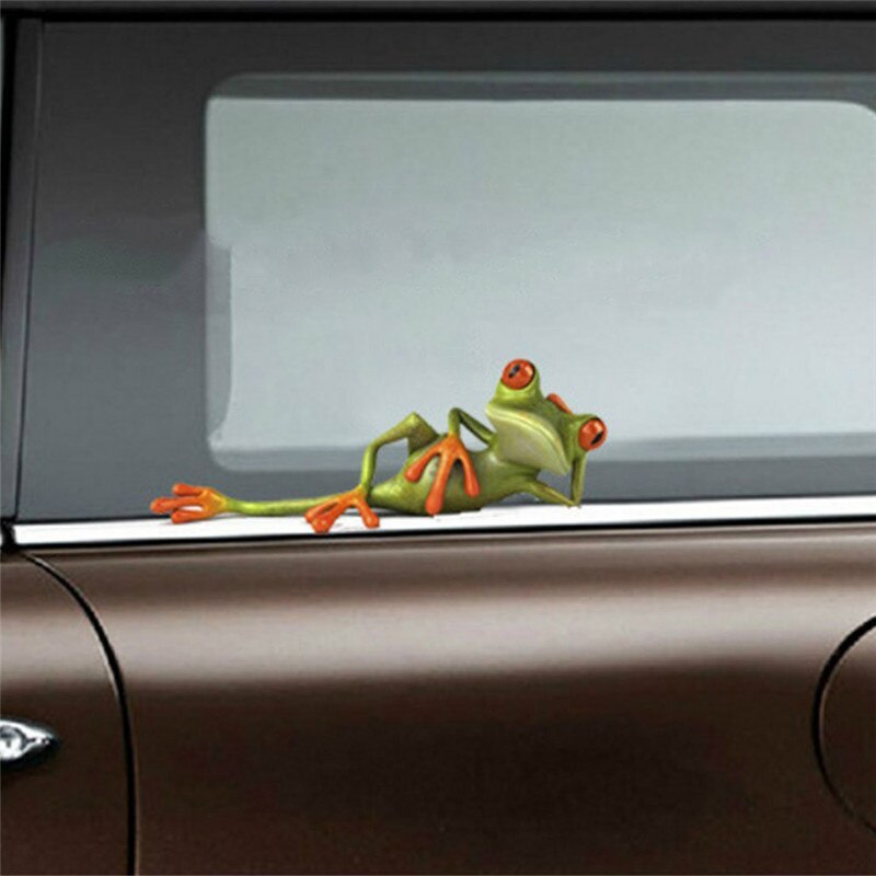 Universal 3D Car Stereo Frog Sticker Funny Cute Gr... – Grandado