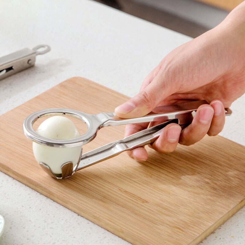 Roestvrij Staal Ei Cutter Fancy Ei Slicer Multifun... – Grandado