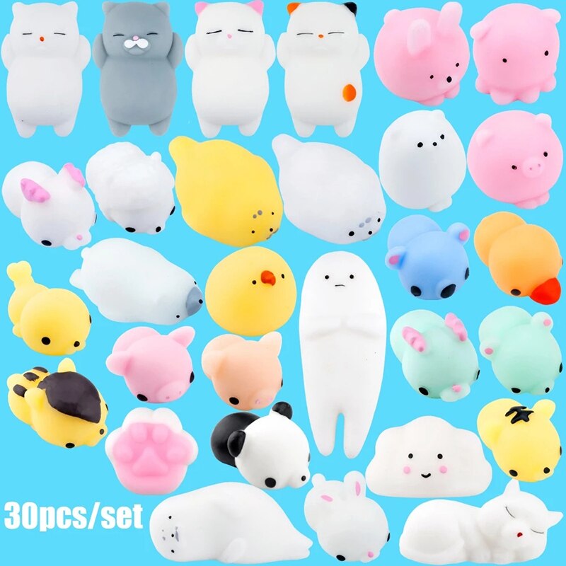 30 pcs Squishy Mochi Animal Antistress Cute Squish... – Grandado
