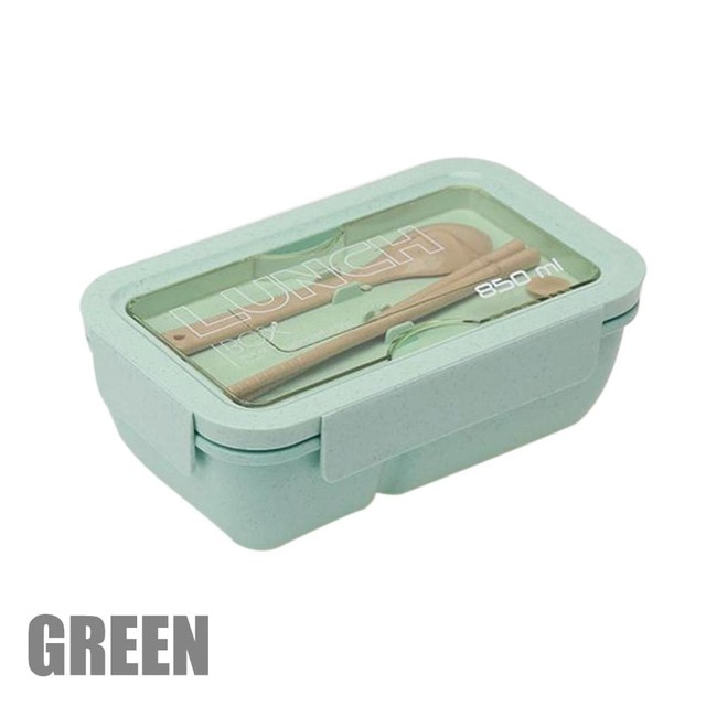 850ml Wheat Straw Lunch Box Healthy Material Bento... – Grandado