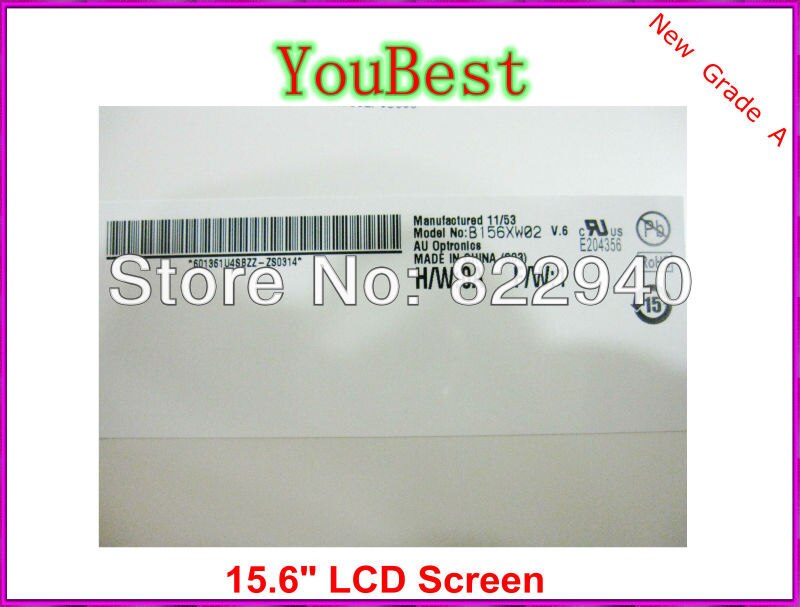 B156XW02 V.6 15.6 "Laptop Lcd-scherm Vervanging B1... – Vicedeal