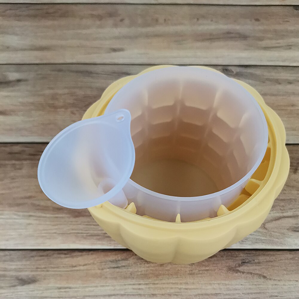 Silicone Pumpkin Ice Bucket Ice Tray Champagne Whi... – Grandado