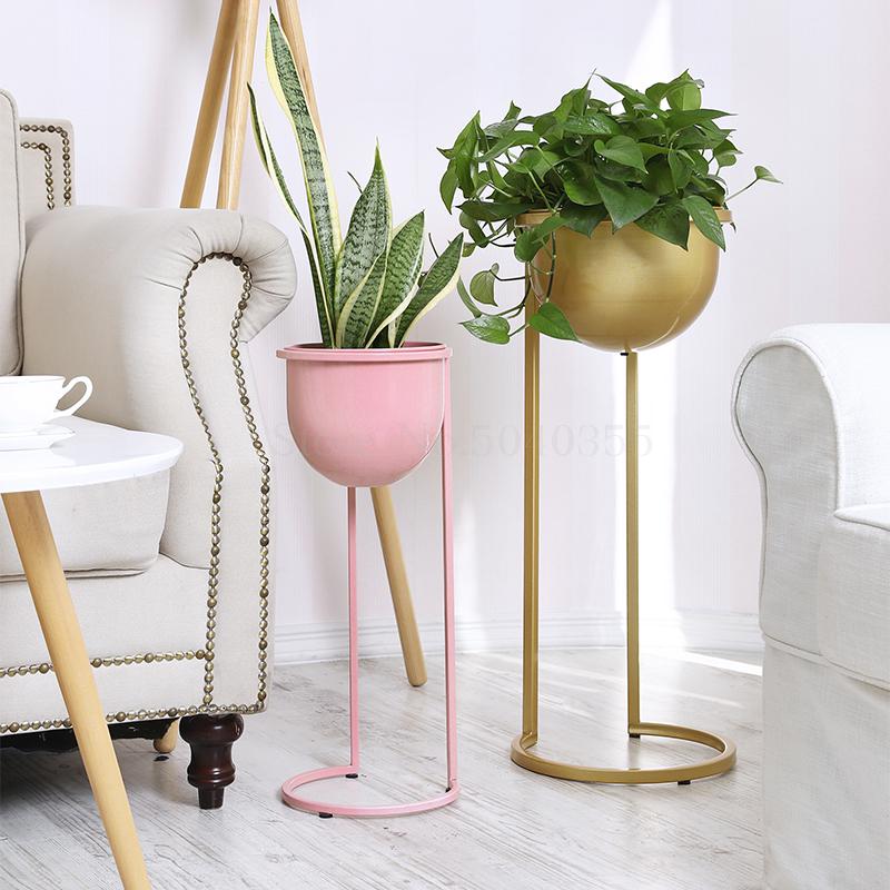 European wrought iron flower stand floor type livi... – Grandado