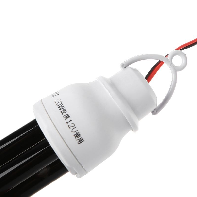 1 Set UV Light 12V 20W Black Light Bulb Spiral Ene... – Grandado