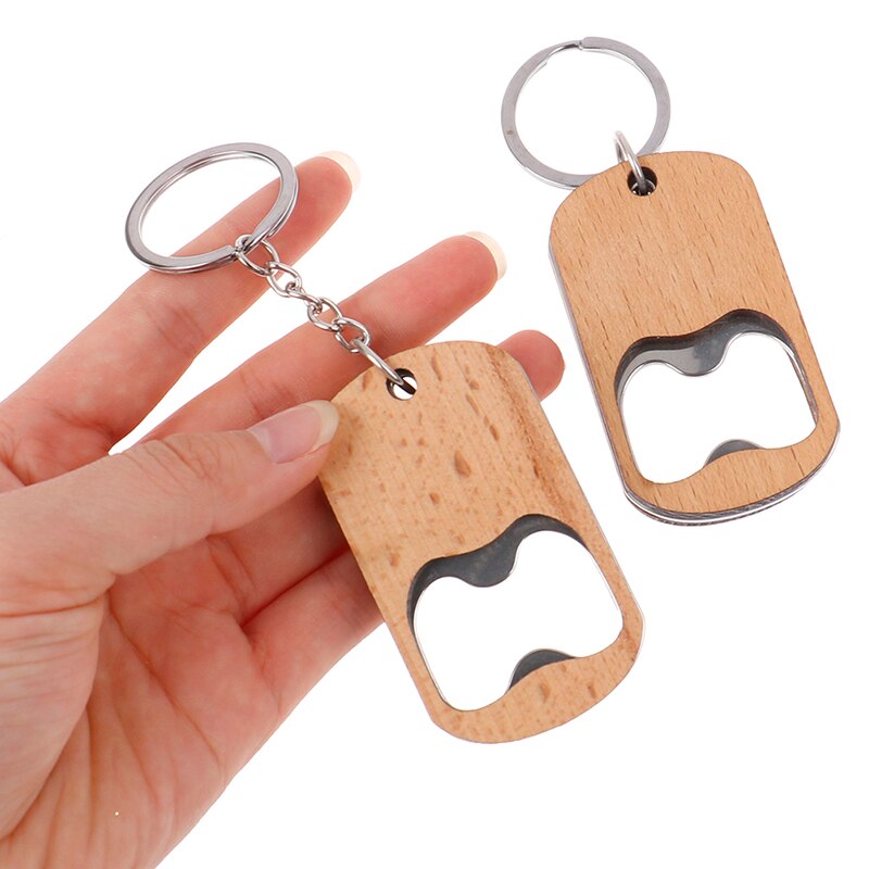 Wooden Bottle Opener Key Chain Wood Unique Can Ope... – Vicedeal