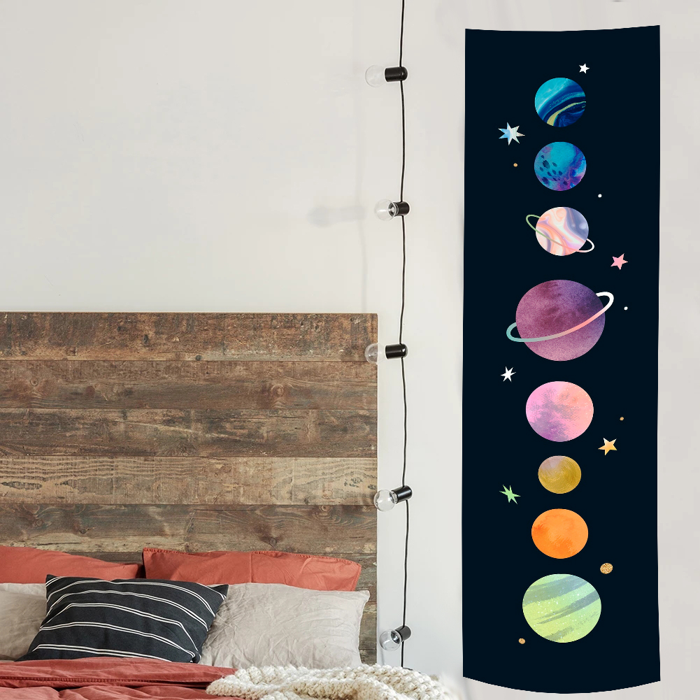 Vintage planet veggteppe veggtepper psykedelisk ga... – Grandado