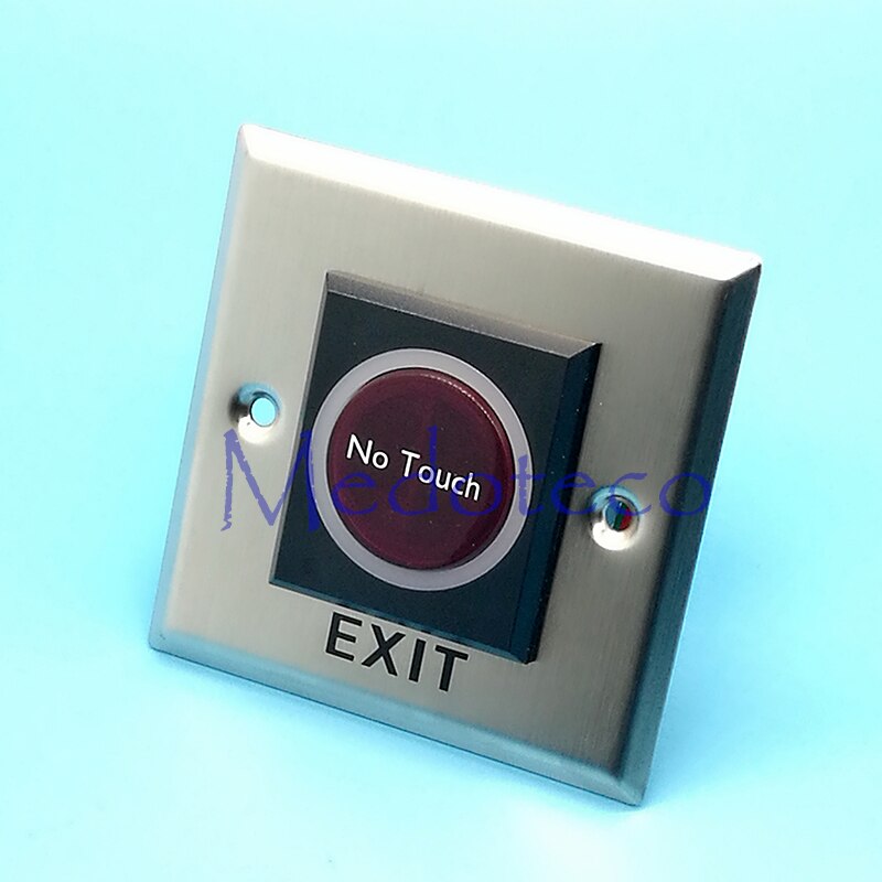 Square No Touch Infrared Exit Button NC/NO/COM 86*... – Vicedeal