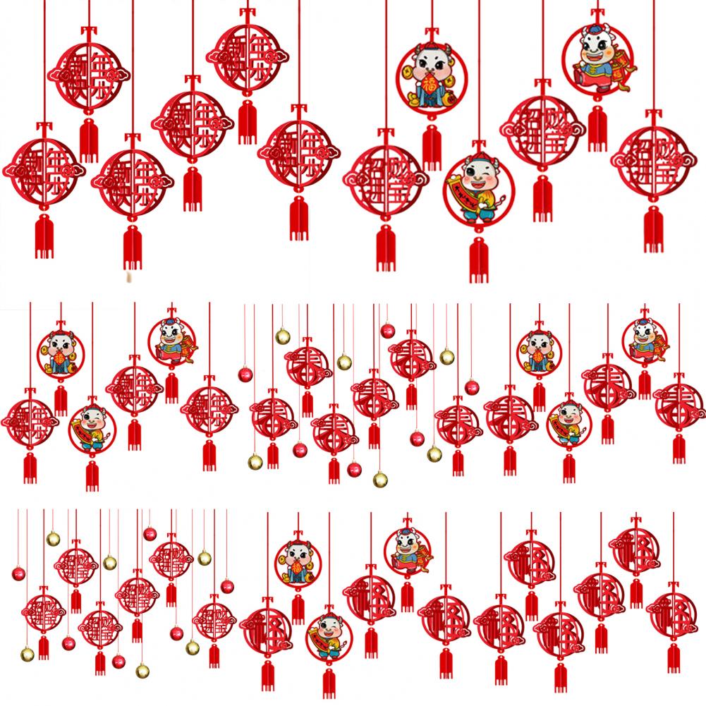 6Pcs Chinese Year Pendants Year Decorations For Ho... – Grandado