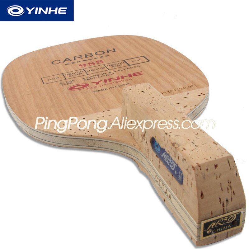 YINHE 988 Carbon (JS Fast attack) Table Tennis Bla... – Grandado
