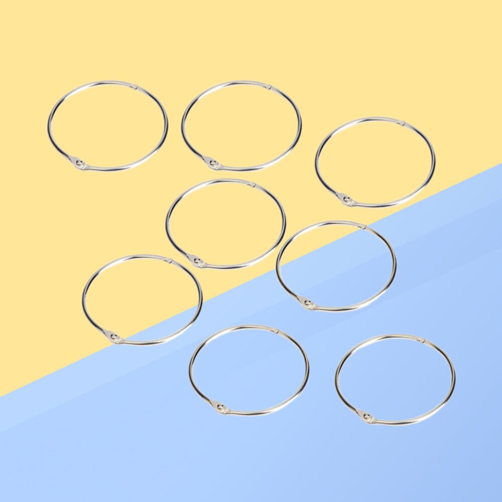 50 Pcs Loose Leaf Binder Ringen Staal Bindmiddel R... – Vicedeal