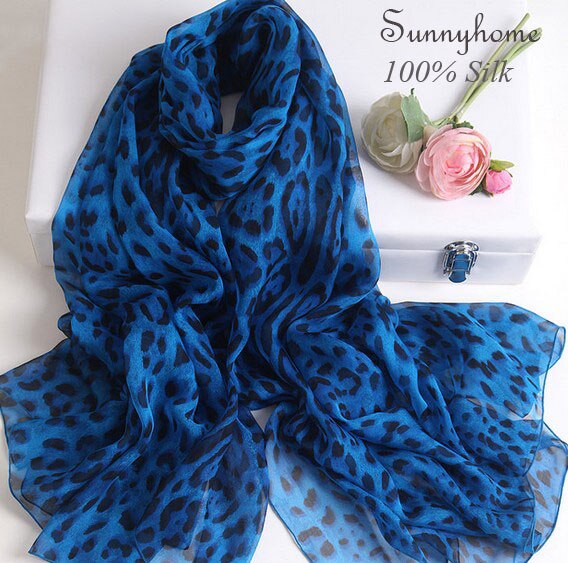 100% Nature Silk Scarf Luxury Brand Women Pure thi... – Grandado