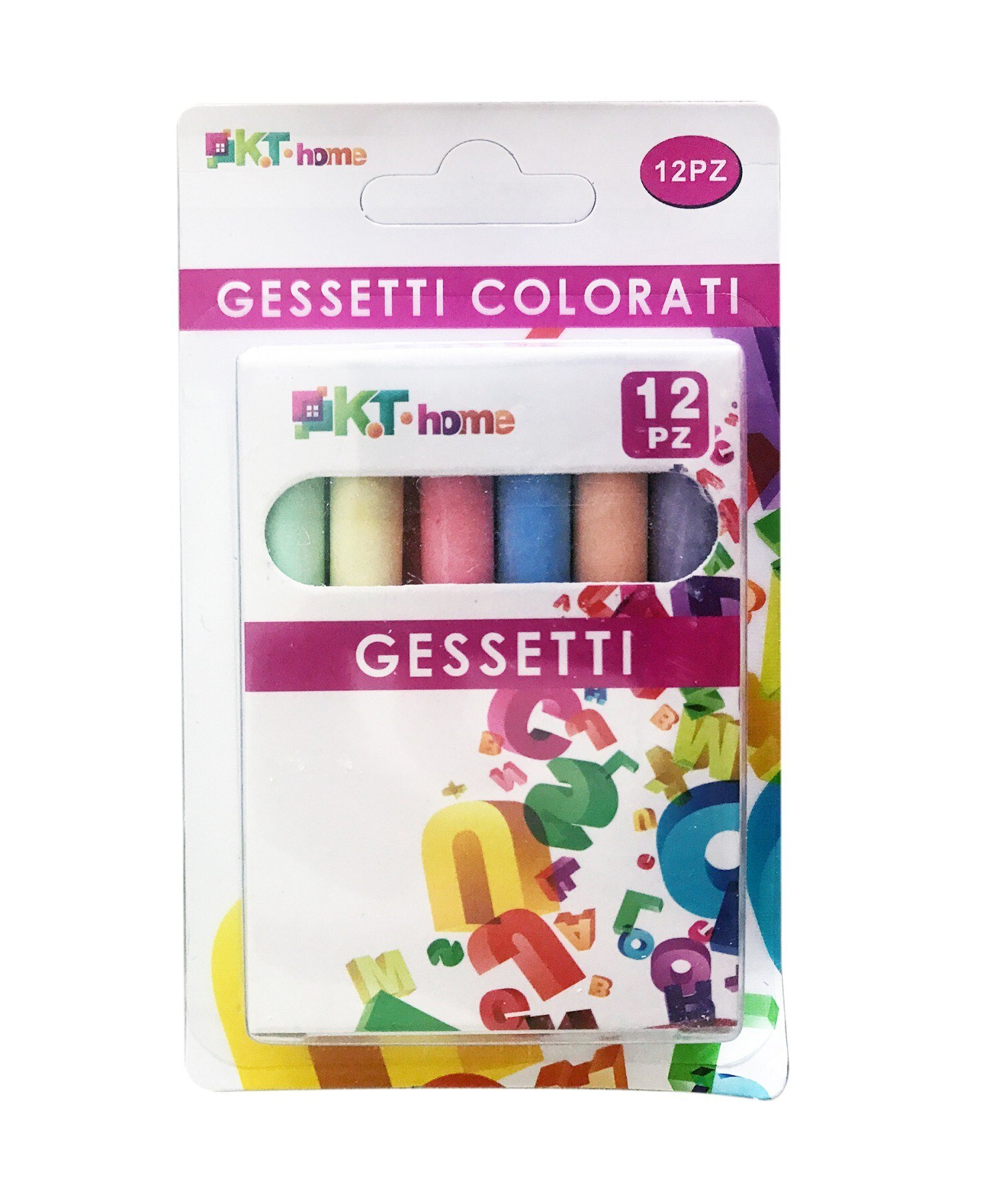 Color tizas 12 Uds 7,5 CM – Grandado