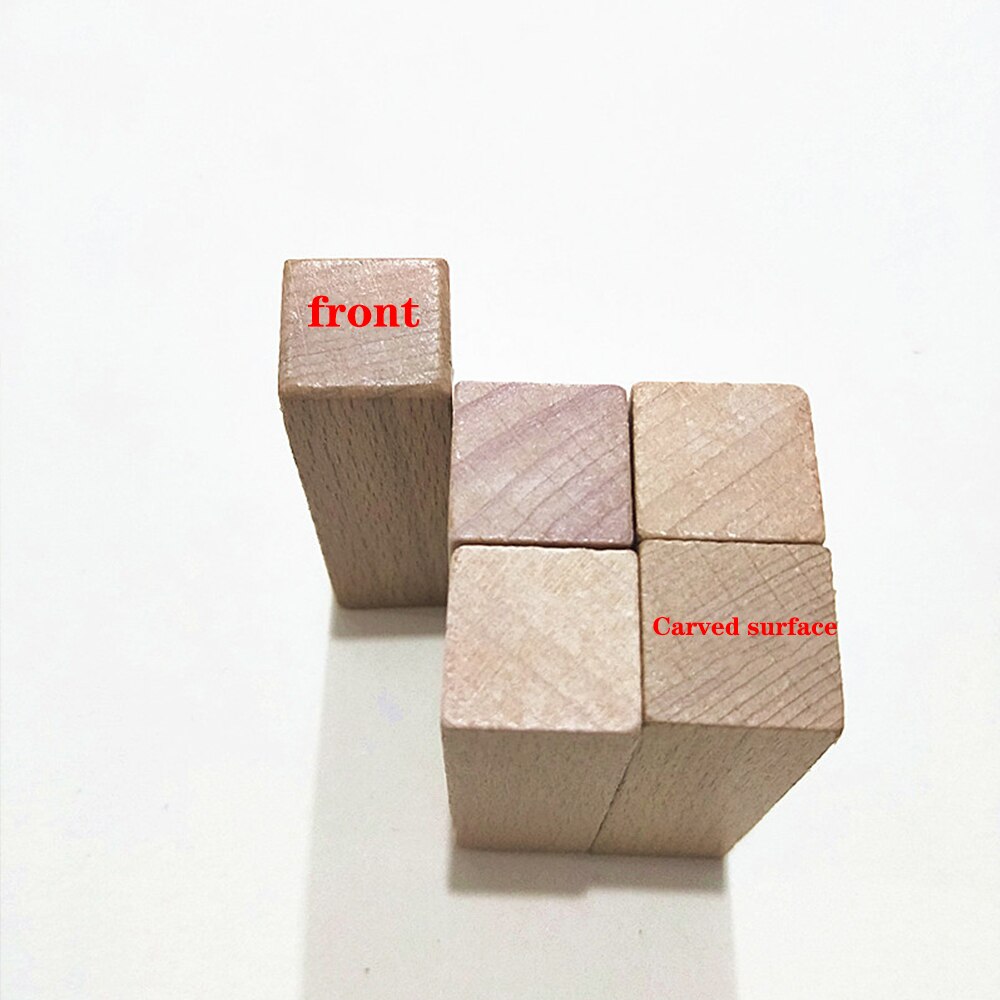 Practical Blank Wooden Square Seal Embossing Squar... – Vicedeal