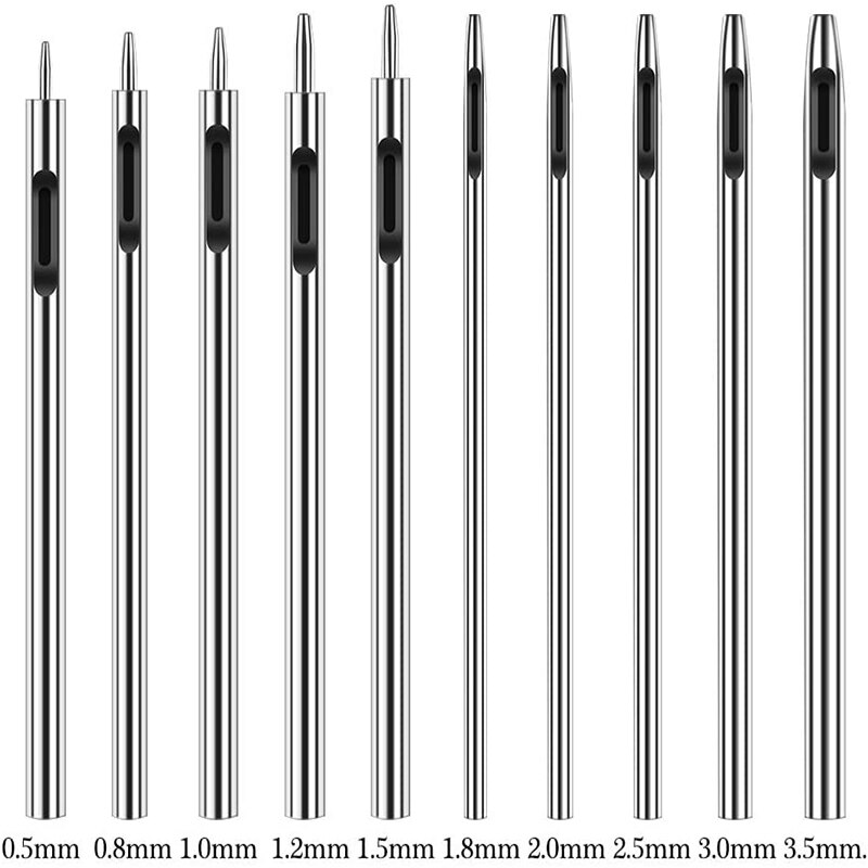 Lmdz 10Pcs Leather Perforator Holle Punch Set Holl... – Grandado
