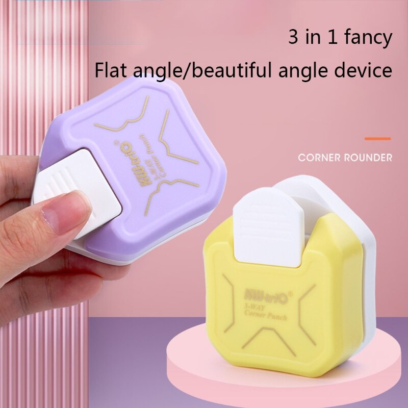 Mini 3 In 1 Platte Fancy Corner Rounder Ponsen 3 M... – Grandado