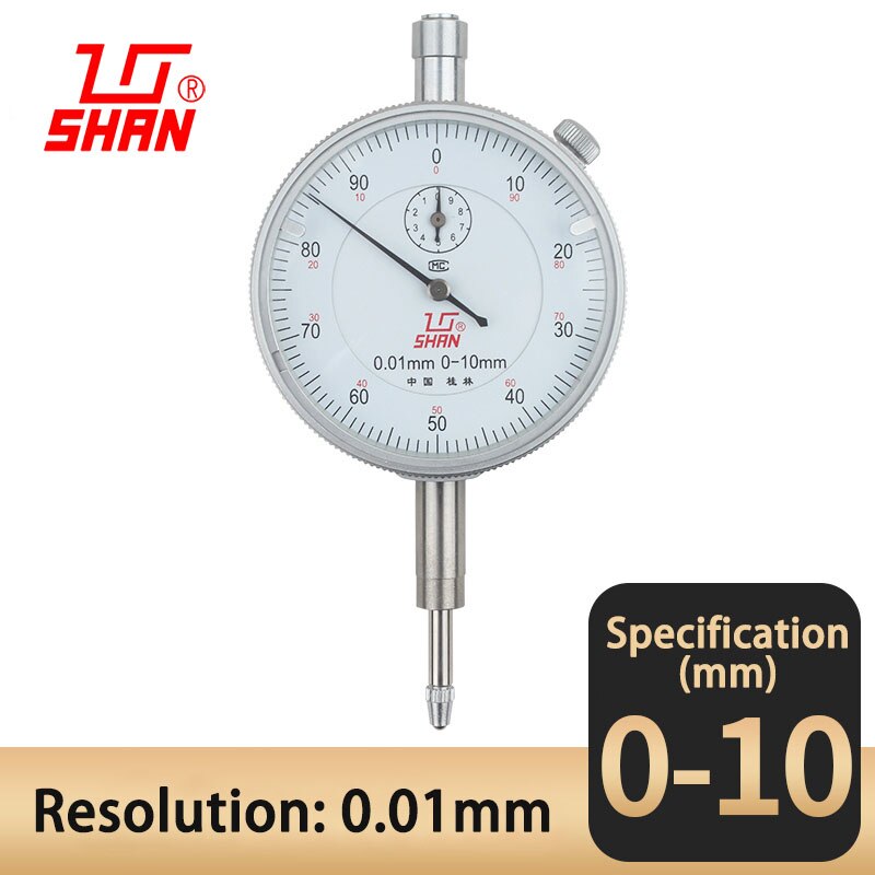 Precision 0.01mm Dial Indicator 0-10mm Meter Preci... – Vicedeal