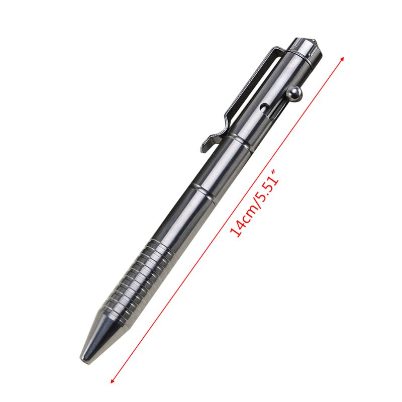Solid Titanium Alloy Gel Ink Pen Vintage Bolt Acti... – Grandado