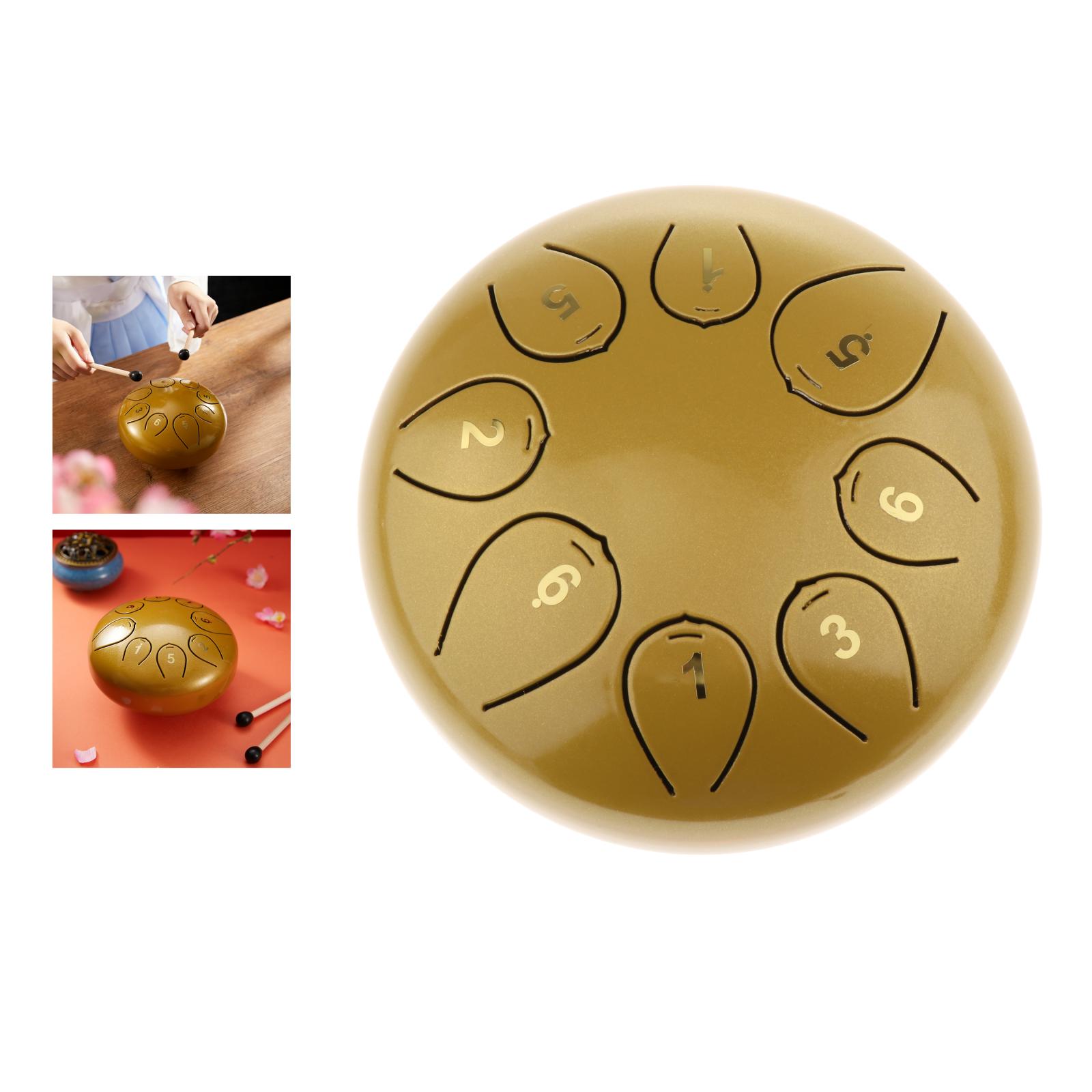 Mini Steel Tongue Drum Handpan Drumsticks Music Bo... – Vicedeal