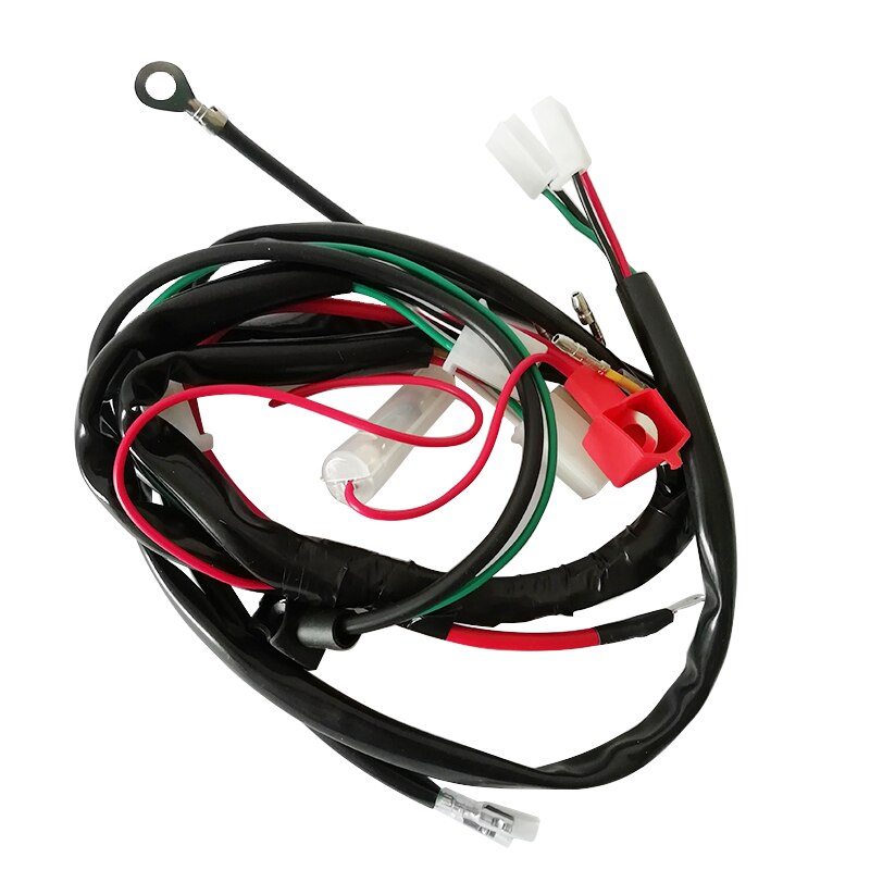 Motorcycle Wiring Harness Machine Electric Start W... – Grandado