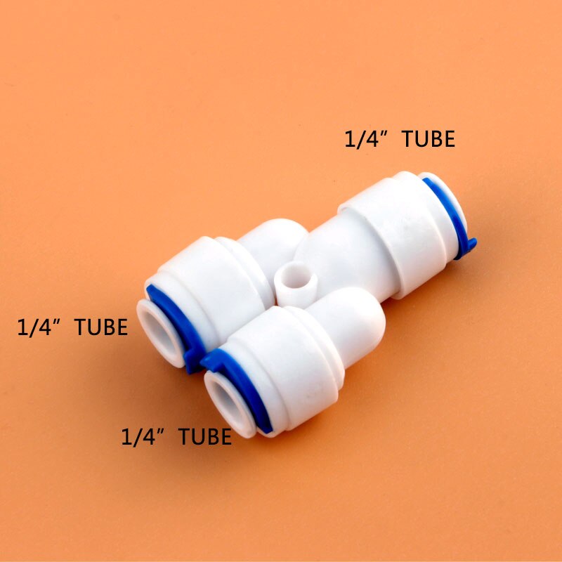 1/4" OD Y Type Tee 3 Way Tube Quick Connect Push F... – Grandado
