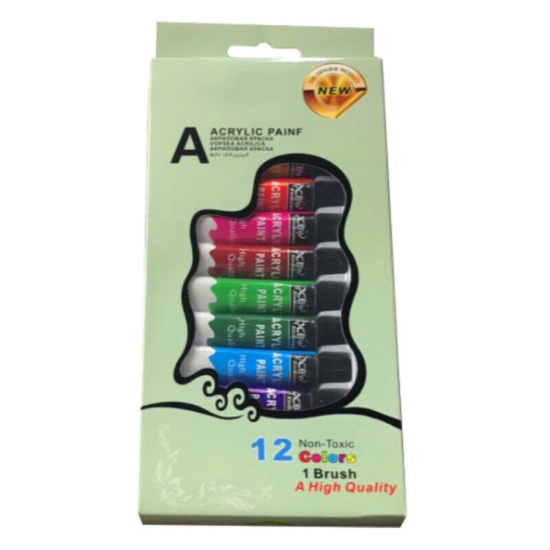 12 Colors Tube Oil Paints Art For Artists Canvas P... – Grandado