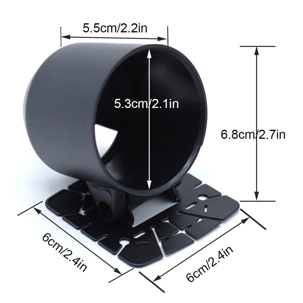 Universal 52mm 2 "enkelt gauge pod mount holder me... – Grandado