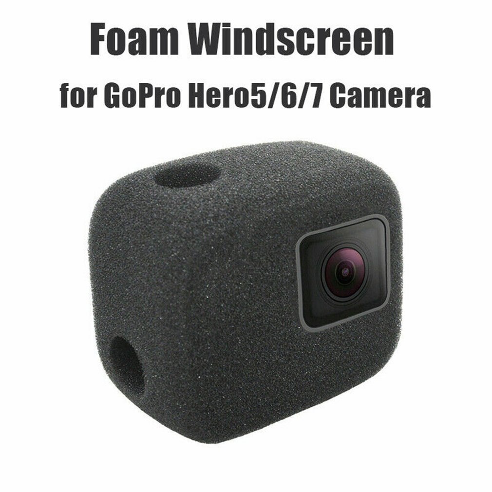 Pour GoPro 7 6 5 coupe-vent mousse réduction du br... – Grandado