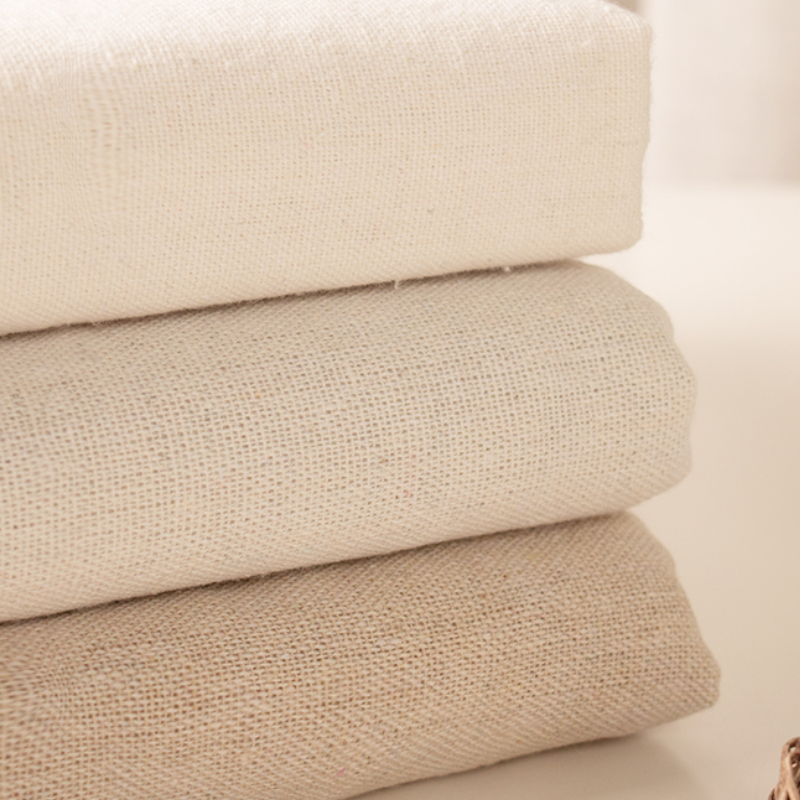 25x155cm Raw Cloth Faux Linen Fabric Rough Cotton ... – Grandado