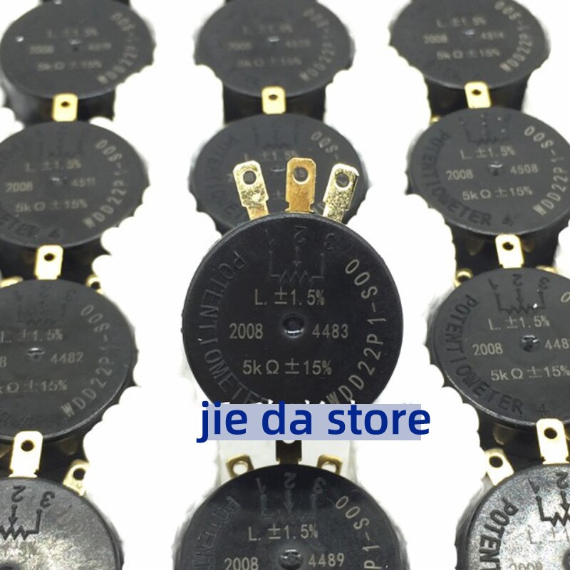 1Stck 1k 2k 5k 10k WDD22P1 Leitfähigen Pastic Pote... – Grandado