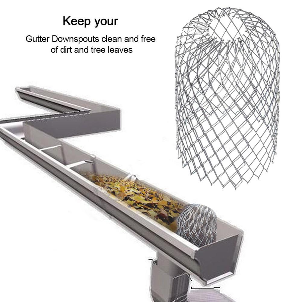 4pc Mesh Metal Gutter Downspout Guard Leaf Rain Fi... – Grandado