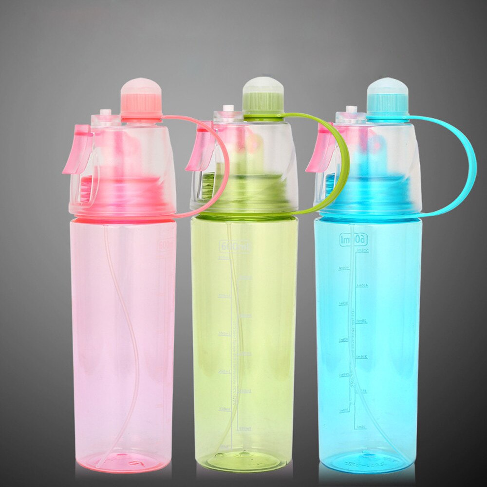 600ML Sport Bottle Cycling Mist Spray Water Gym Be... – Vicedeal