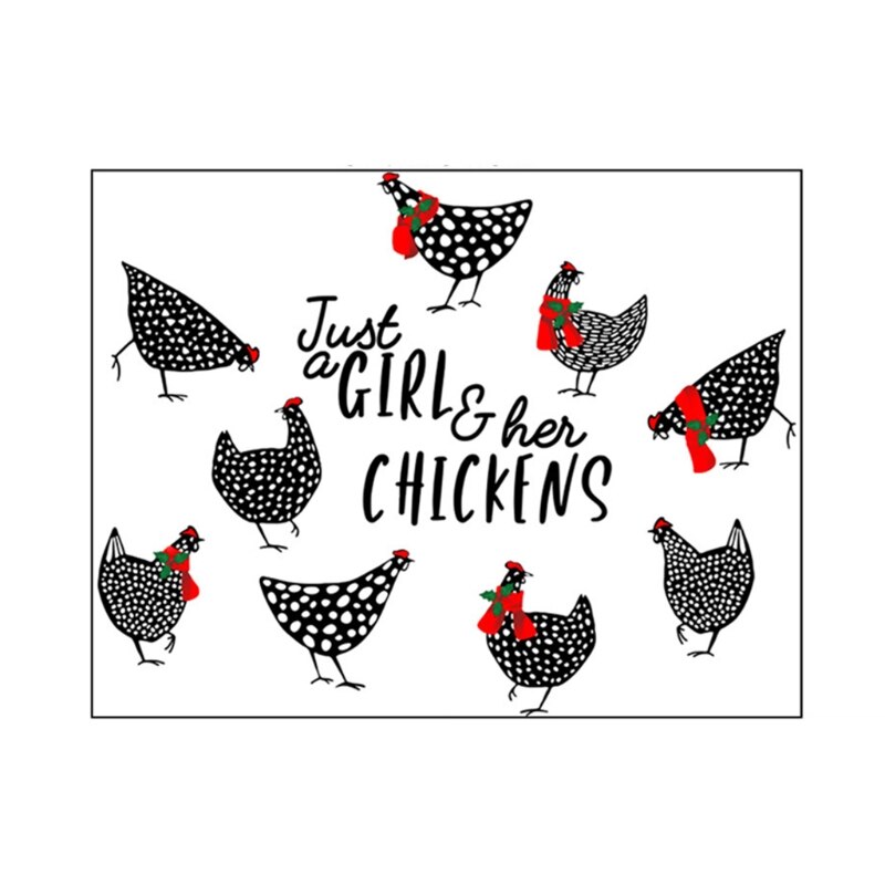 2 Sheets Kitchen Wall Stickers PVC Chickens Hen DI... – Vicedeal