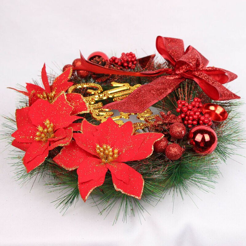 Jul krans fönster ytterdörr dekoration ornament kl... – Grandado