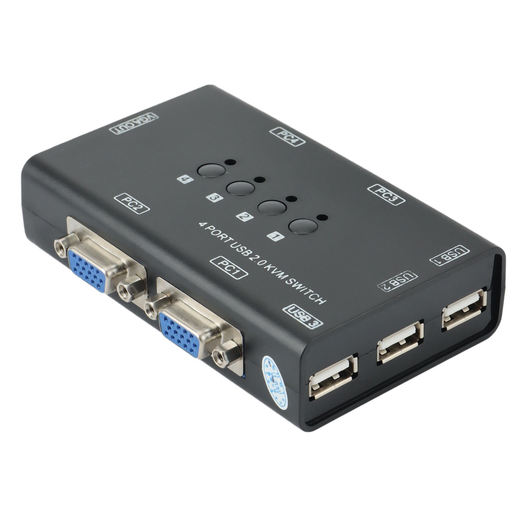 KVM Switch,USB VGA KVM Switch for 4PC Sharing One ... – Vicedeal