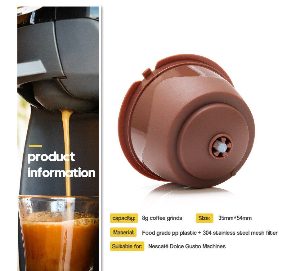 3pcs Reusable Coffee Capsule Filter Cup for Nescaf... – Vicedeal