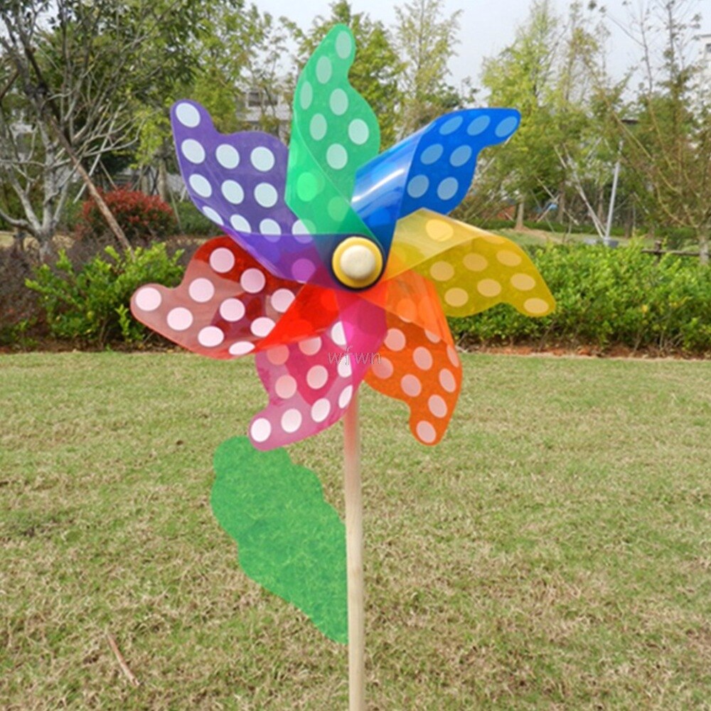 Kleurrijke Pinwheel Wind Wind Spinner Windmolen Hu... – Vicedeal