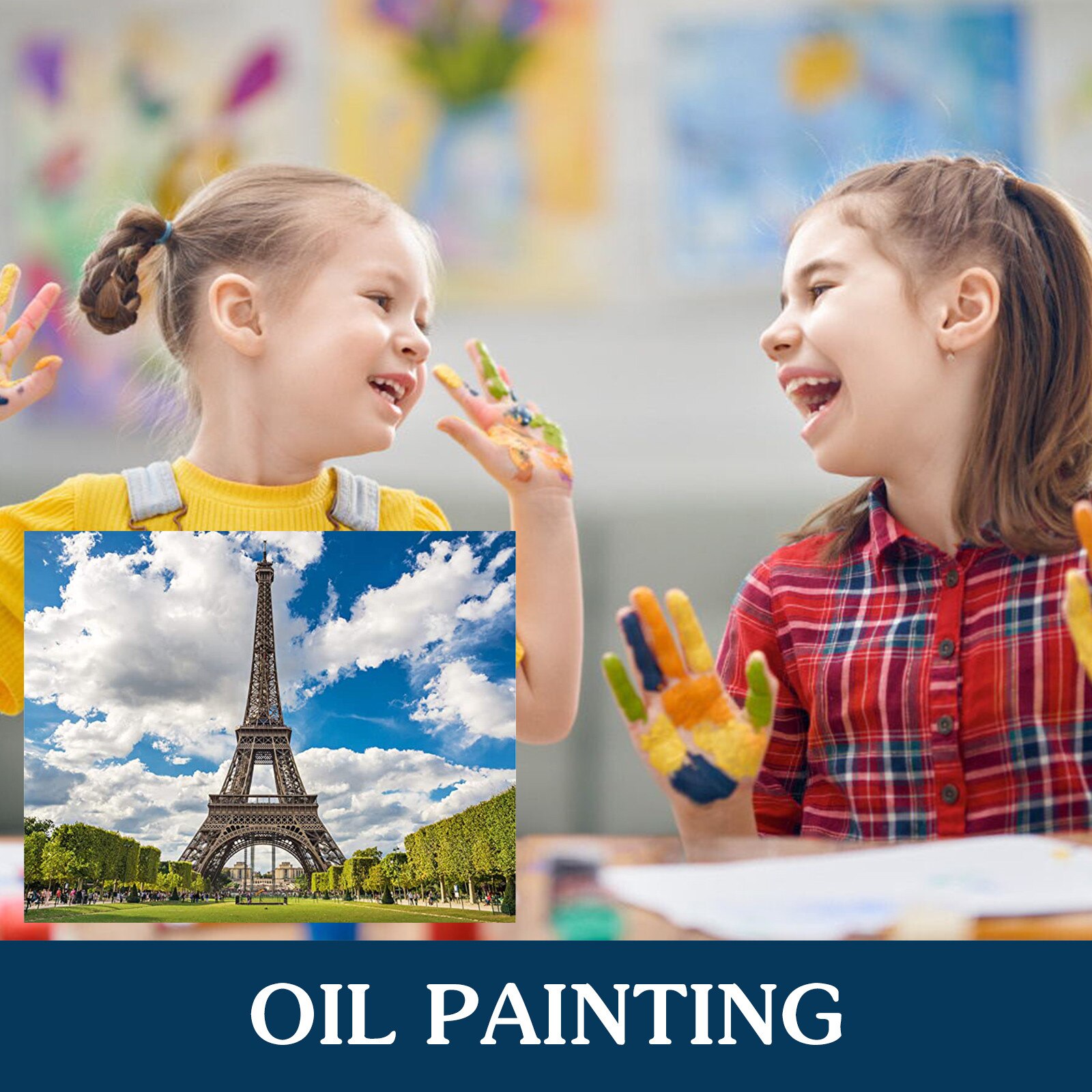 DIY Digital Oil Painting Bubble Colouring Decompre... – Vicedeal