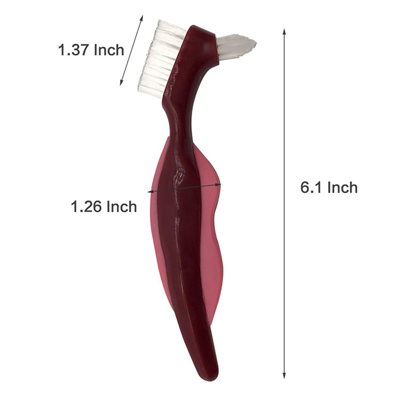 2 Pcs Premium Hard Denture Brush Toothbrush, Clean... – Grandado