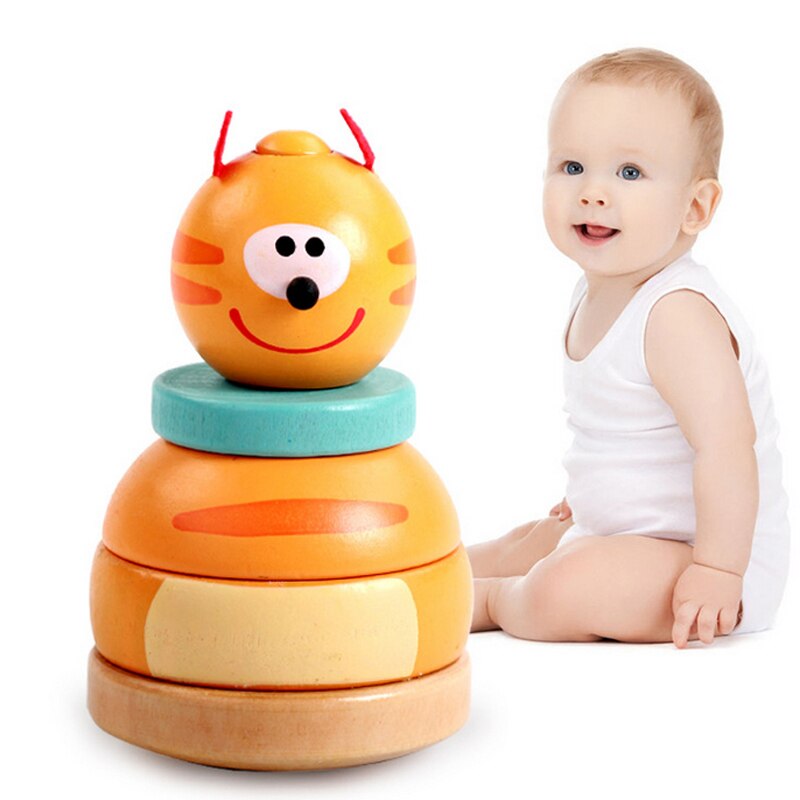 N016 Wooden Bear Tumbler Balance Wooden Set of Toy... – Grandado