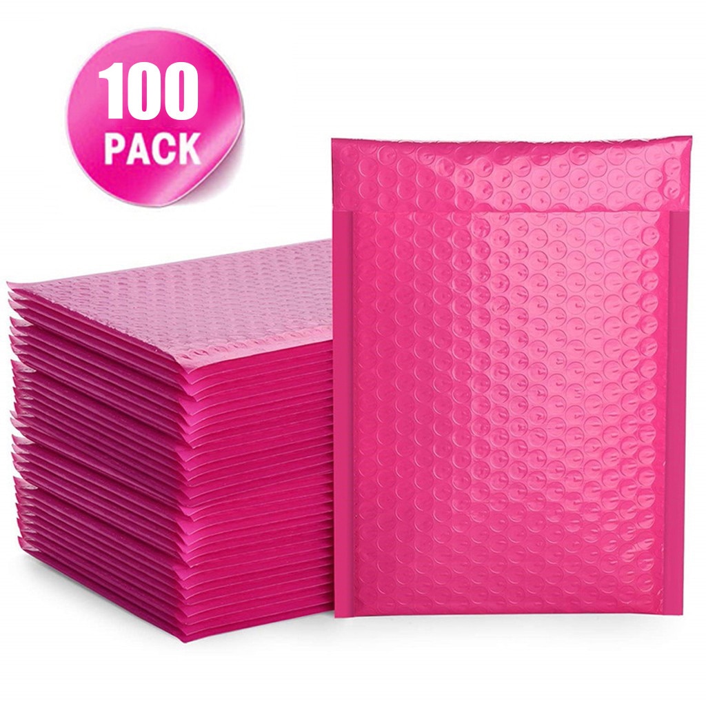 100 Pcs Bubble Mailers Padded Envelopes Lined Poly... – Grandado