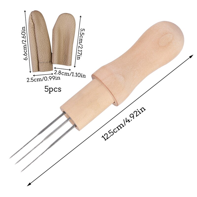 5Pairs Handmade Finger Cot Index Thimble Guard Sew... – Grandado