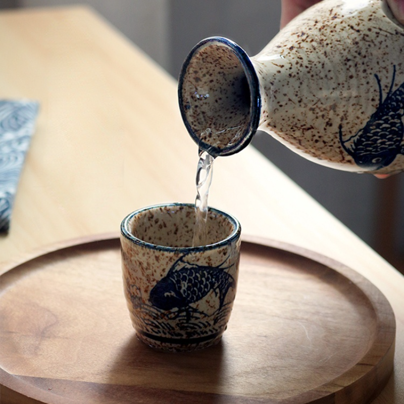 Japanese Home Bar Sets Bar Sake Barware Cups Set F... – Grandado