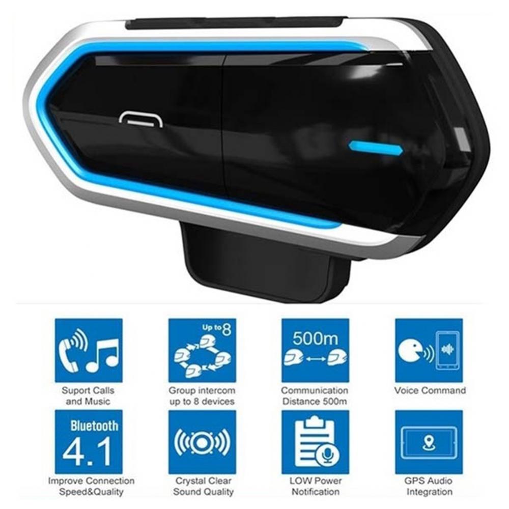 B35 Motorcycle Riders Helmet Intercom Bluetooth 4.... – Grandado