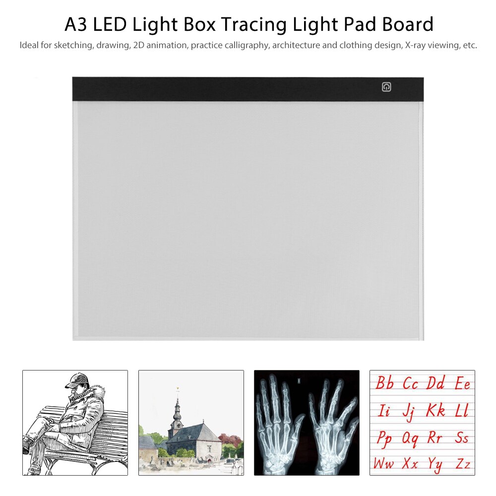 A3 LED Light Box USB Powered Tracing Light Pad Boa... – Grandado
