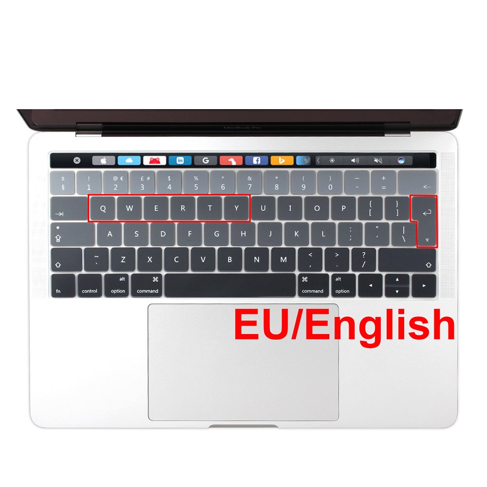 Eu engels premium ultra dunne toetsenbord bescherm... – Vicedeal